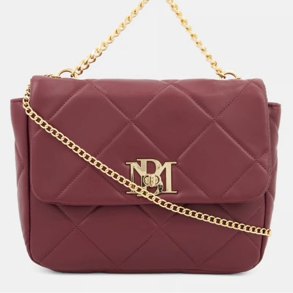 Badgley Mischka | Bags | Badgley Mischka Red And Gold Crossbody Bag ...